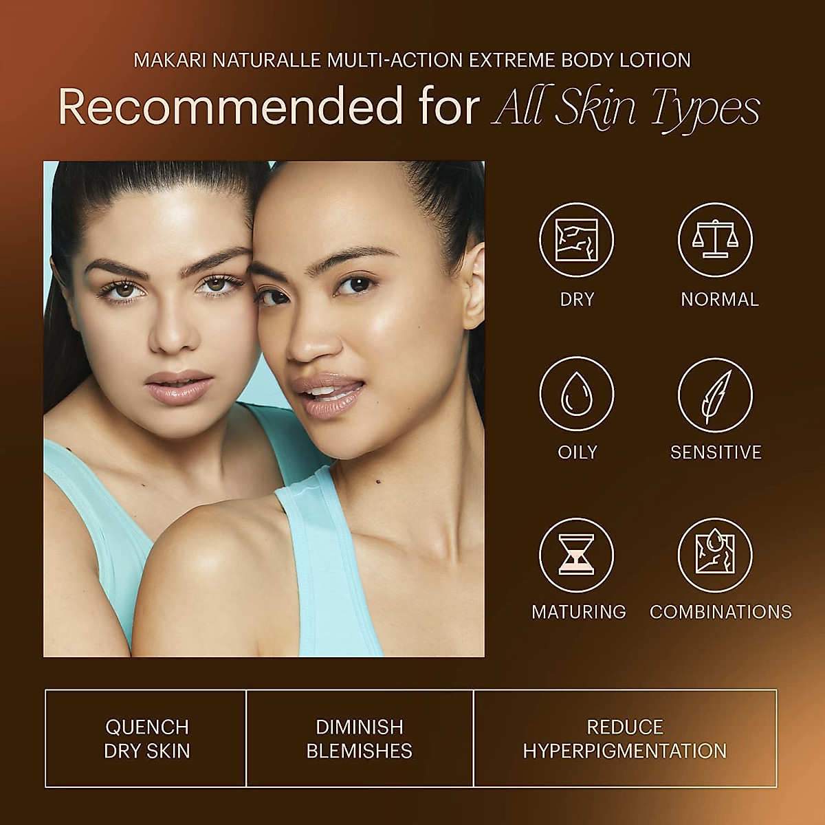 MAKARI Naturalle Multi-Action Extreme Body Lotion SPF15 (17.6 oz) | Moisturizes, Softens, Nourishes, and Enhances Natural Skin Radiance | Protects Against Sun Damage | Recommended for All Skin Types