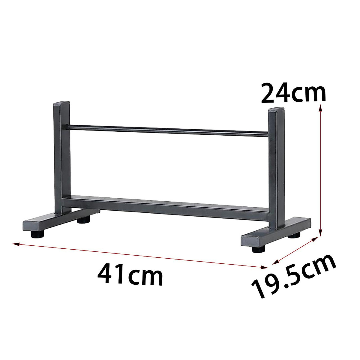 Ribbon Organizer Ribbon Storage Rack Sewing Thread Holder Metal Ribbon Roll Holder for Flower Store Necklaces Scarf Towel, 1 Tier