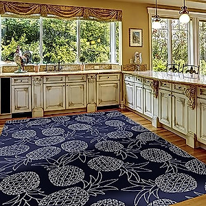 Dalyn Rugs Indoor/Outdoor Kendall KE6 Blue Washable 8' x 10' Rug