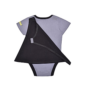 Warner Bros. The Flash, Superman, and Batman Baby Boys Short Sleeve Bodysuit and Pants Set for Newborns and Infants