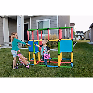 Funphix Classic 316 Piece Construction Toy Set - Building Play-Structures for Indoors & Outdoors - Fun & Educational Learning Toys for Ages 2 to 12