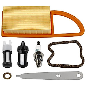 Ownengin BR600 Air Filter Tune Up Kit Replace for Stihl 4282 141 0300 BR550 BR500 Backpack Blower with 4282-007-1001 Valve Clearance Setting