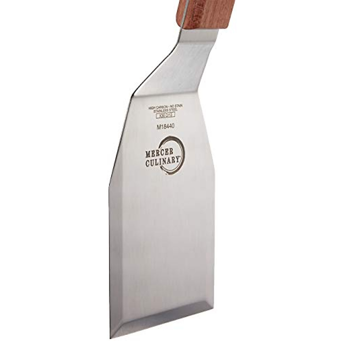 Mercer Culinary Praxis Rosewood Handle Heavy Duty Turner, 5 Inch x 3 Inch, Brown