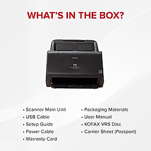 Canon 0651C002 ImageFORMULA DR-C240 Office Document Scanner