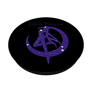 Crescent Moon Planet Sailor Astronomy Mom Anime Girl Fans PopSockets Swappable PopGrip