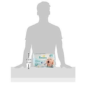 Pampers Swaddlers Sensitive Size 0 Newborn Diaper, 27 count per pack - 4 per case.