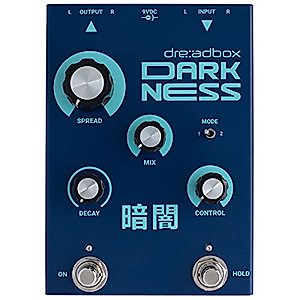 Dreadbox Darkness Stereo Reverb Effect Pedal