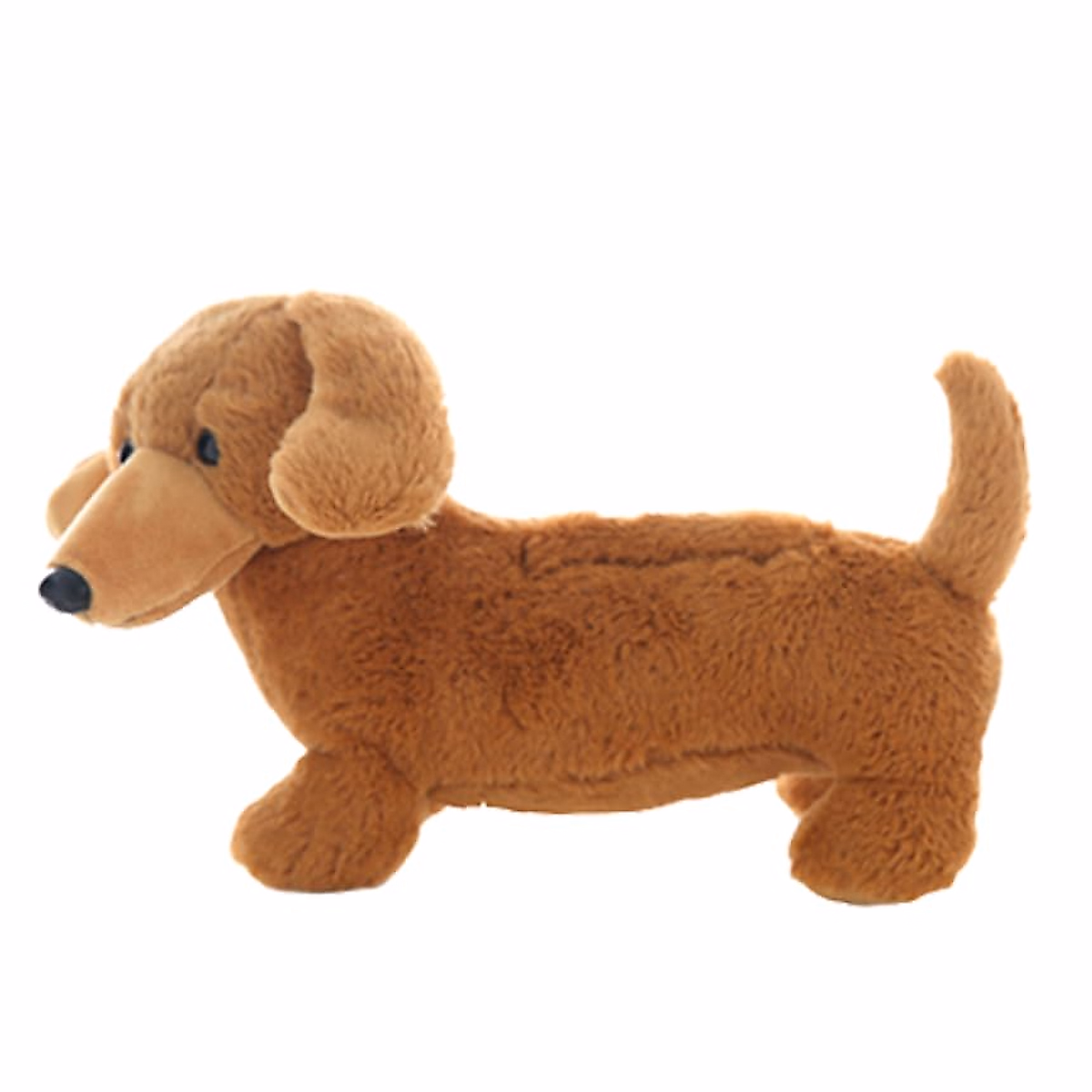 Plush Gear Weiner The Dachshund Plush Toy - 8 Inch Soft and Cuddly Stuffed Wiener Dog Adorable Stuffed Animal, Idael Playful Goft for Kids