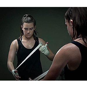 Iconikal White Athletic Tape (4 Pack), Easy Tear Sports Tape, 1.5” x 24 Feet (8 Yards) Each Roll, Extra Strong, No Sticky Residue