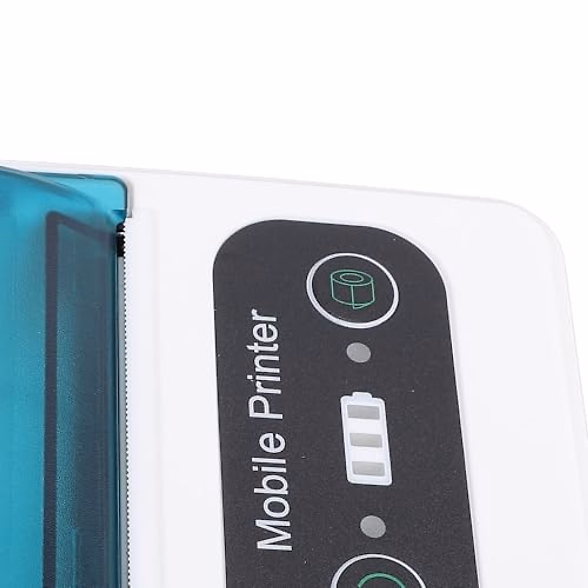 Yunseity Bluetooth Receipt Printer, 58mm Mini Cordless Invoice Bill POS Printer, Mobile Thermal Printer for Retail Store Restaurant Businesses, Bill Paper Printer for Android for iOS