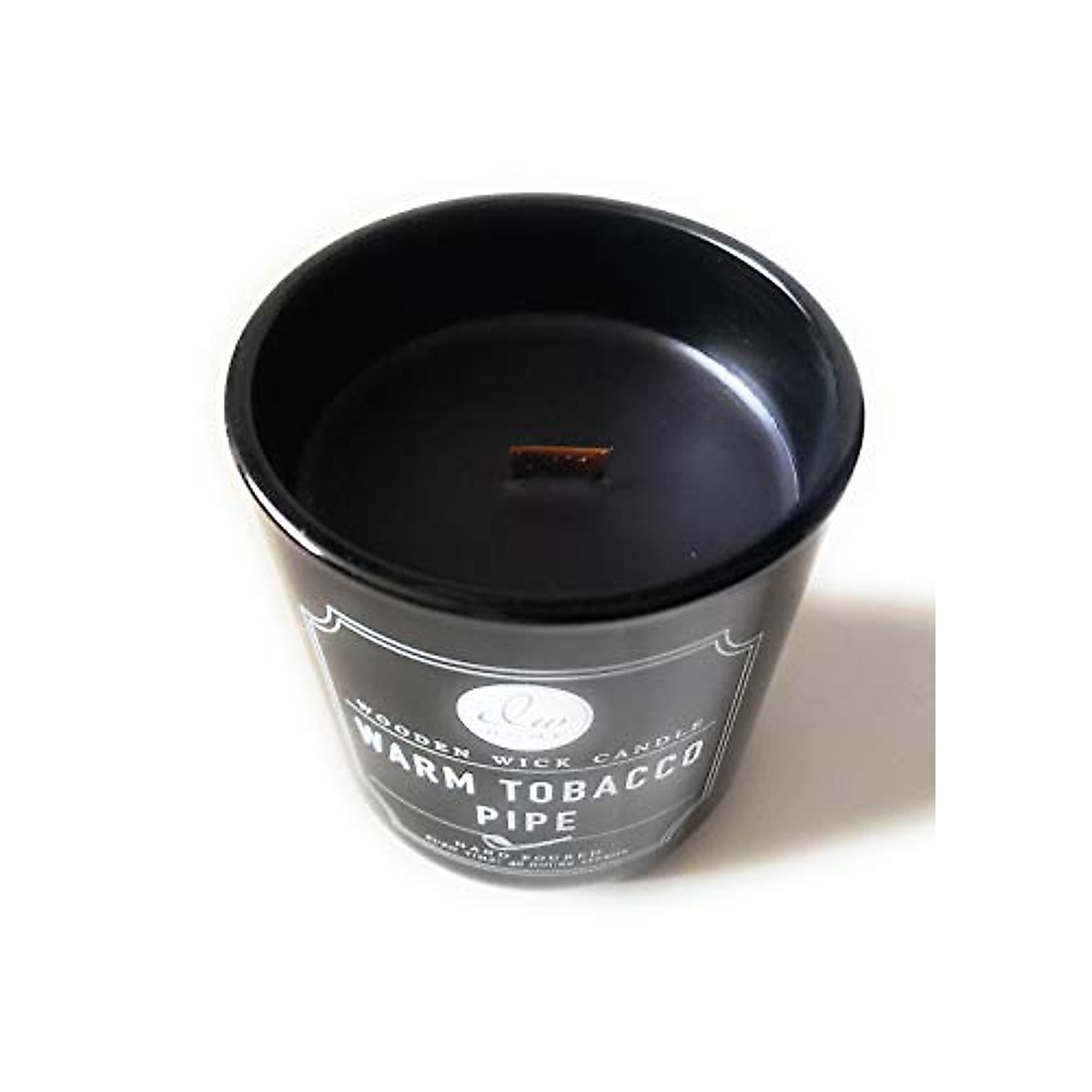 DW Home Wooden Wick Candle, Warm Tobacco Pipe (11.5 oz)
