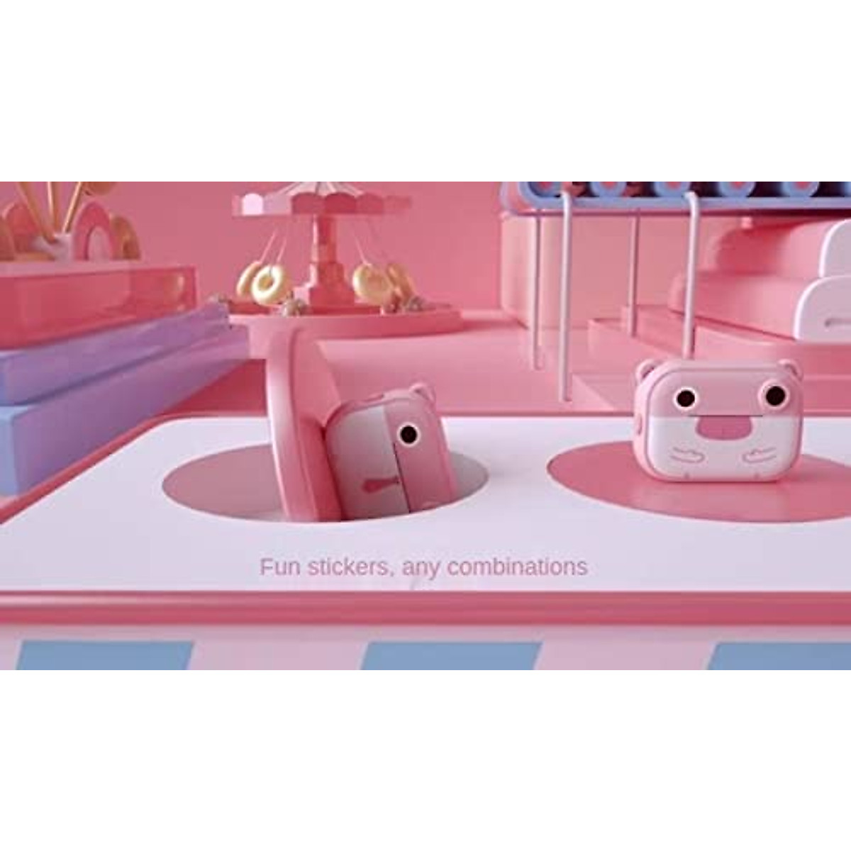 NC Polaroid Children Print Camera Thermal Digital Camera Mini Video Camera WiFi Transmission