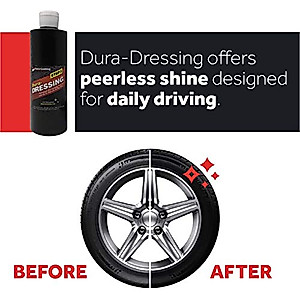 Dura-Dressing Re-Load for Tires Already Coated with Dura-Dressing, 8 oz. Bottle – Tire Dressing Kit – Made in The USA to Ensure Your Tires Shine and Look Great