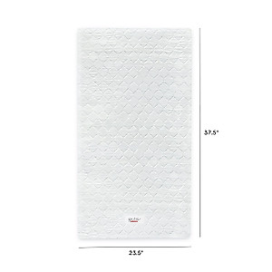 Origami Mini Crib with Pure Core Non-Toxic Mini Crib Mattress with Hybrid Waterproof Cover