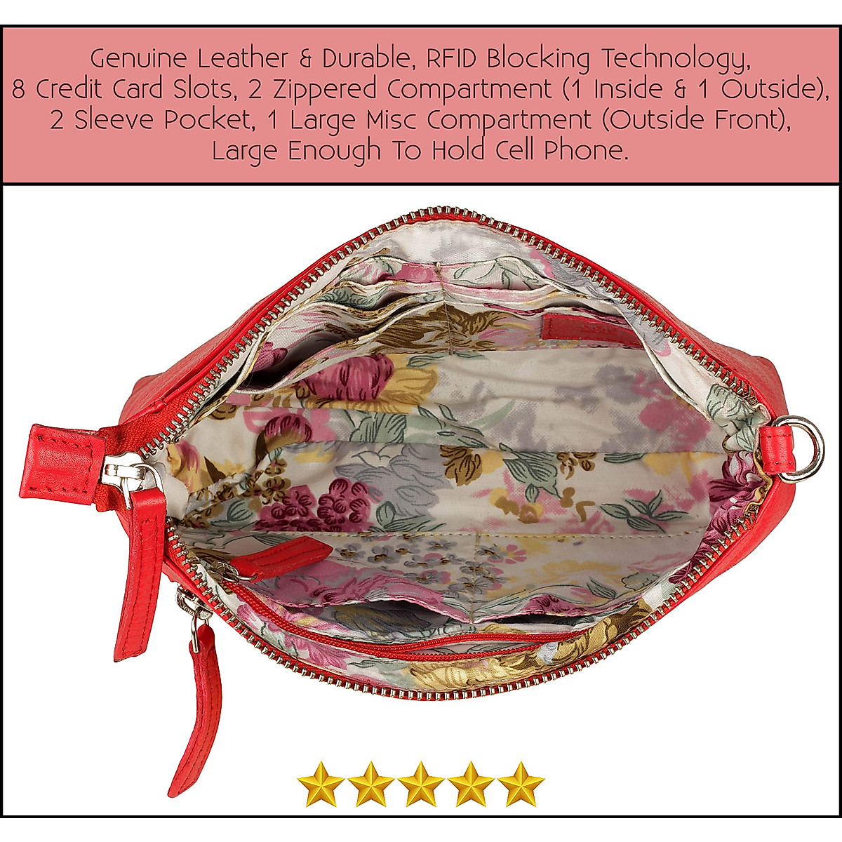 Mou Meraki Genuine Leather Crossbody Purse and Handbags - Crossover Bag Over the Shoulder Women