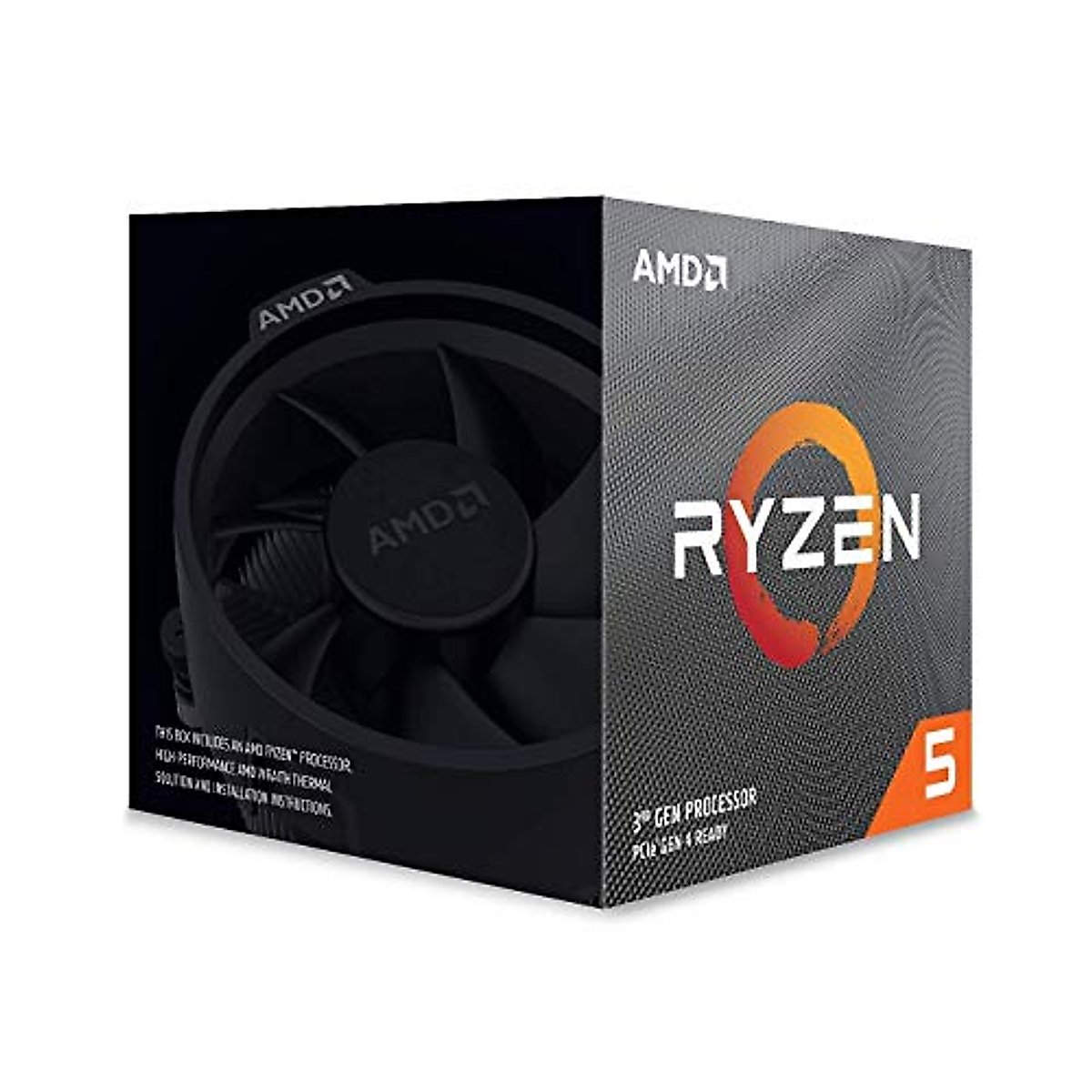AMD Ryzen 5 3600XT 6-core, 12-threads unlocked desktop processor with Wraith Spire cooler