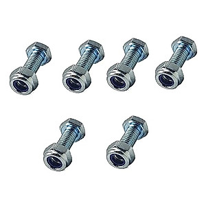 CoKoou Replacement Snow Blowers Auger Shear pin Bolts and Nuts for Honda HS1132 HS624 HS828 HS928 HS724 HSS Series 724 928 1332 (Set of 6)