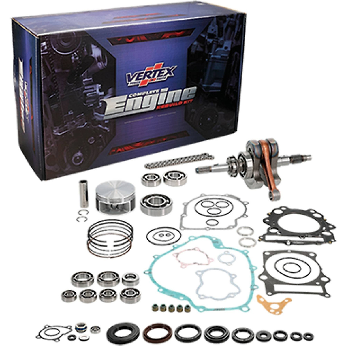 Complete Engine Rebuild Kit Compatible with/Replacement for 02-08 Grizzly 660, 04-07 Rhino 660