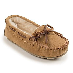 Minnetonka Cassie Slippers for Kids, Cinnamon,4 M