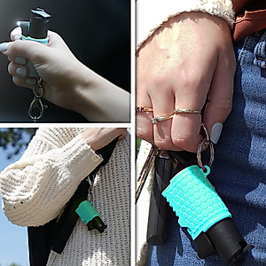 Guard Dog Light em Up - Self-Defense combo w/Red Pepper Spray & Flashlight, Maximum Strength MC 1.44 - Pepper Spray Range up to 16 ft - Made in USA (Teal)