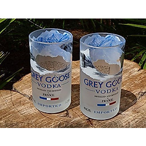Grey Goose Vodka Rocks Glasses Set of 2 Great Gift Interior Design