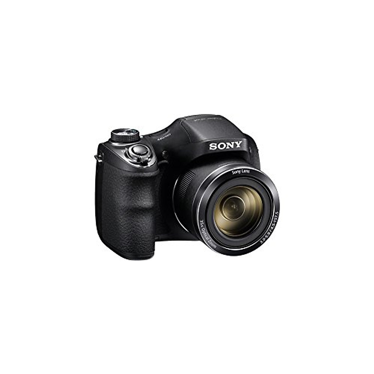 Sony Cyber-Shot DSC-H300 Digital Camera Black Bundle with Sandisk 16GB Memory Card, Camera Bag for DSLR, Table-top Tripod and 4X Rechargeable AA Batteries with Charger