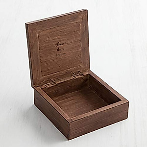 Willow Tree Quiet Strength, sculpted hand-painted memory box