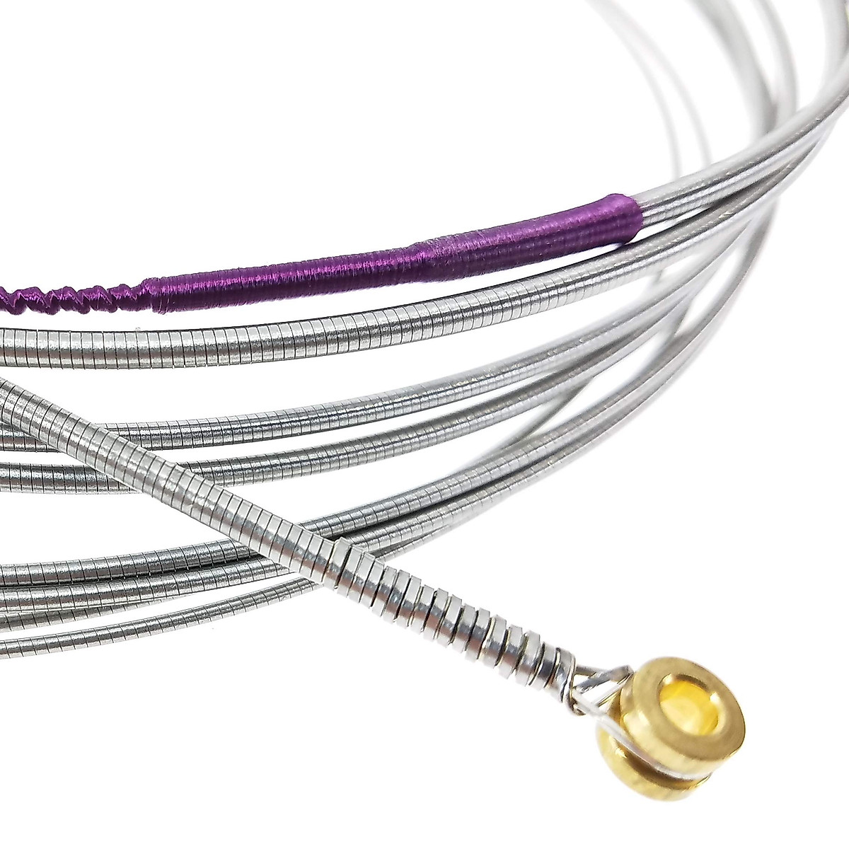 GHS Strings Medium Scale, 4-String Bass Precision Flats, Stainless Steel Flatwound, 35.5" Winding, Light (.045.095) (3120)