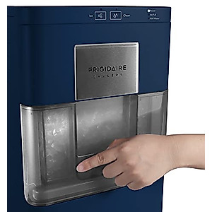 FRIGIDAIRE Gallery EFIC255 Countertop Crunchy Chewable Nugget Ice Maker, 44lbs per Day, Auto Self Cleaning, 2.0 Gen, Navy