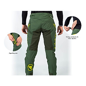 Endura Men's SingleTrack Cycling Pant II Black, Large