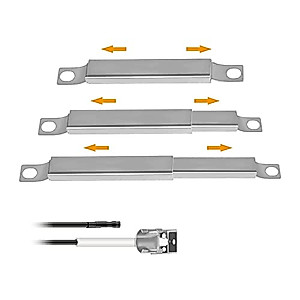 BMMXBI 463343819 463344116 Grill Parts Kit Replacement for Charbroil Advantage 463280019 G3610003W1 G4328M00W1 Performance Grills 463280219 463280419 Heat Plate Shield Burner Tube