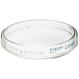 Pyrex 3160-101 Brand 3160 Petri Dish; 100 x 15 mm, Pack of 12,3455103