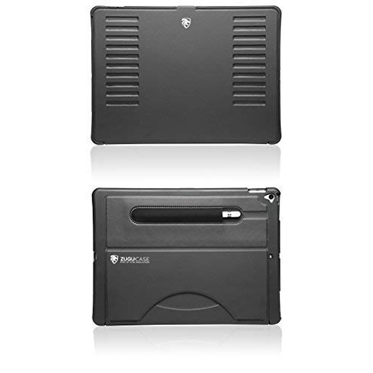 ZUGU CASE 2017/2015 iPad Pro 12.9 inch (Old Model) 1st & 2nd Gen Case Prodigy X, Very Protective But Thin, Convenient Magnetic Stand, Sleep/Wake Cover for Men & Women, Black