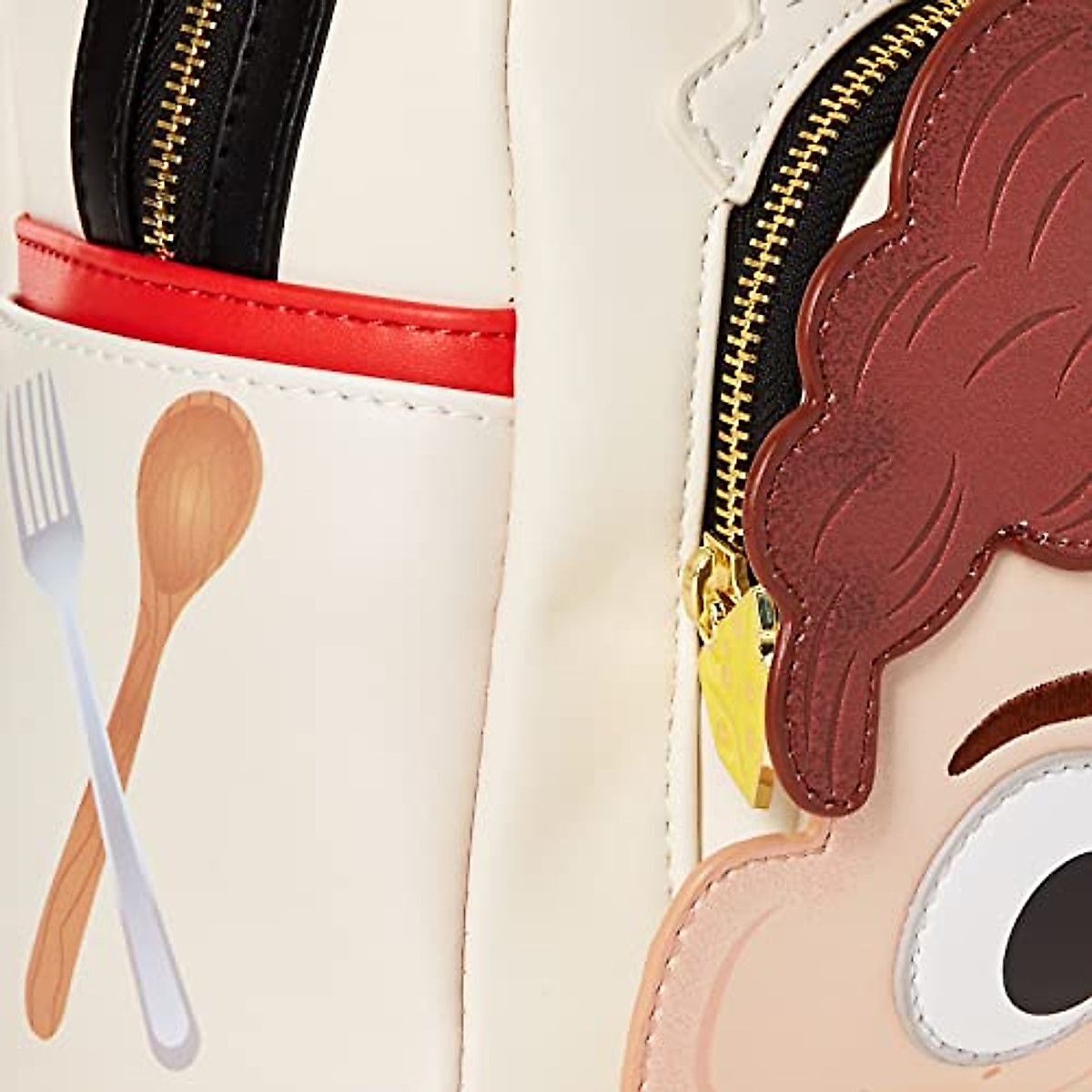 Loungefly Disney Pixar Ratatouille 15th Anniversary Little Chef Womens Double Strap Shoulder Bag Purse