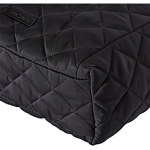 Vera Bradley Women's Performance Twill Multi-Strap Shoulder Satchel Purse, Cabbage Rose Cabernet, One Size