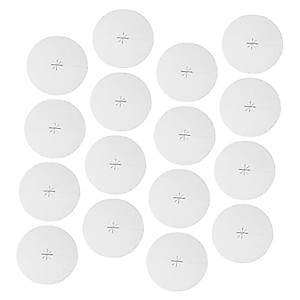 SEWACC 300 Pcs Candle Tray Accessory Tray Office Tables for Home Home Candles Candles Drip Protector Paper Drip Protectors Drip Protective Plate Aluminum Foil White Wafer