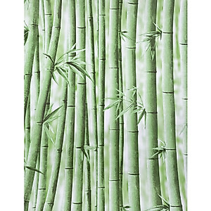 Yifely Green Bamboo Furniture Paper Self-Adhesive Shelf Liner Dresser Drawer Cabinet Sticker 17.7 Inch by 9.8 Feet