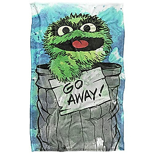 Sesame Street Can It Officially Licensed Silky Touch Super Soft Throw Blanket 36" x 58"
