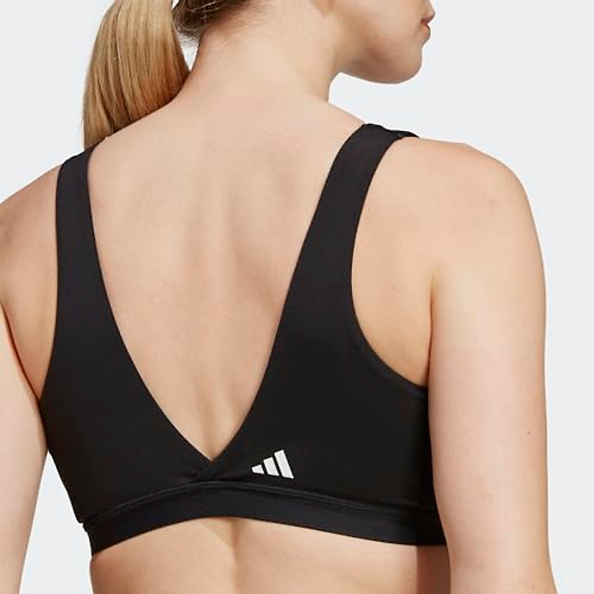adidas Women's Yoga Essentials Studio Light Support Nursing Bra, Black, Large DD