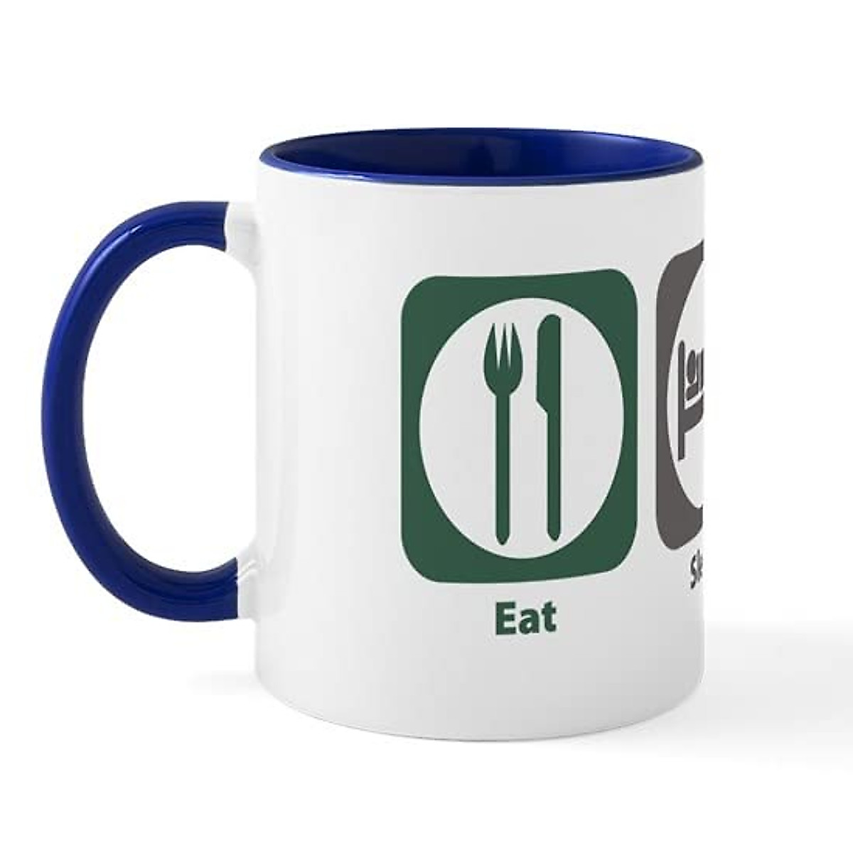CafePress Eat Sleep Trumpet Mug Ceramic Coffee Mug, Tea Cup 11 oz