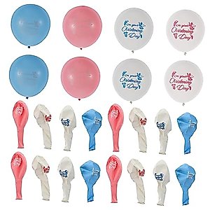 ABOOFAN 40pcs Balloon Kids Decor Baby Balloon Pink Ballons Baby Baptism Decorations Baby Shower Mylar Balloon Baby Shower Latex Balloons Garland Balloons Baby Baptism Baby Baptism Balloons