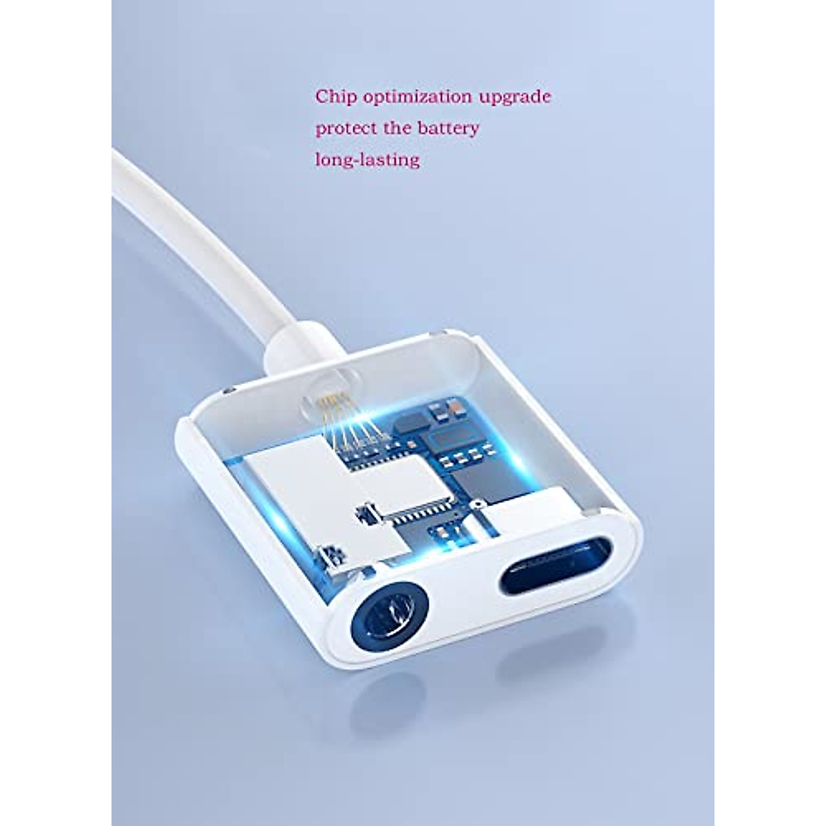 USB-C to 3.5mm and Dual USB-C Headphone Charging Adapter,2 in 1 Type C to Aux Audio Jack with PD Fast Charging Compatible with Samsung S22/S21 Note20/10 Pixel 5/4 iPad Pro Air.(2Pack)