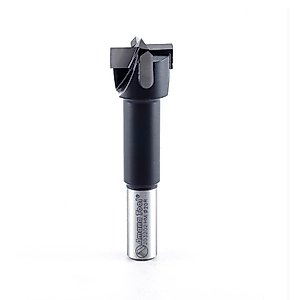 Amana Tool 203202 Carbide Tipped Hinge Boring Drill Bit 20mm Dia x 70mm Long x 10mm Shank Right Hand