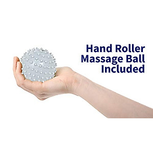 StrictlyStability Plantar Fasciitis Night Sock with Massage Ball Included (Large)