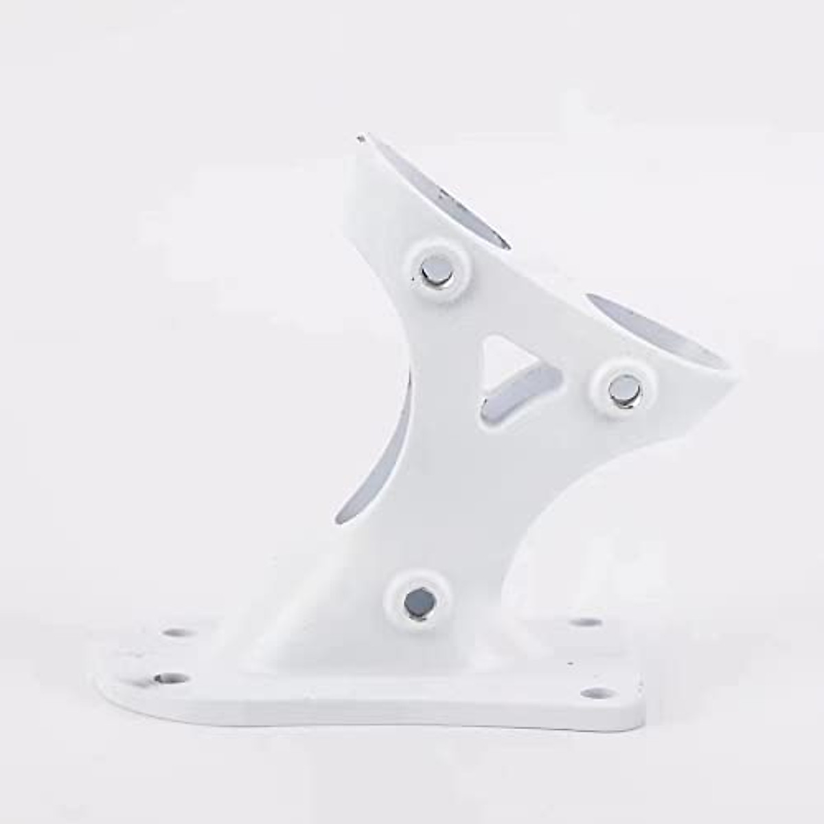 WLPARTY Flag Pole Holder Mounting Bracket with Hardwares 1" Inner Diameter (White)