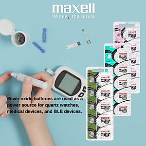 Maxell Watch Battery Button Cell SR936SW 394 Pack of 5 Batteries