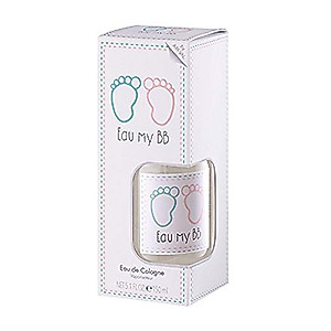 Eau My BB, All Natural, Gentle, Fragrance, for Babies, Newborns, Infants, Eau de Cologne, EDC, 5.07oz, 150ml, Spray, Made in Spain, by Air Val International, White, Blue, Pink (7961)
