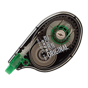 Tombow 68626 MONO Original Correction Tape, 4-Pack. Easy to Use Applicator for Instant Corrections