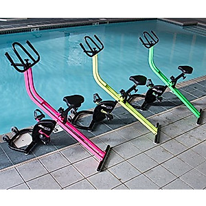 Tidalwave Water Exercise Bike, Pool Bike, Under Water Spin Cycling, Tidal Wave, Aquatic Fitness (Green)
