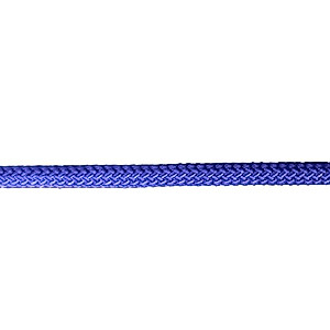 Extreme Max 3008.0265 16-Strand Diamond Braid Utility Rope - 1/4" x 25', Blue